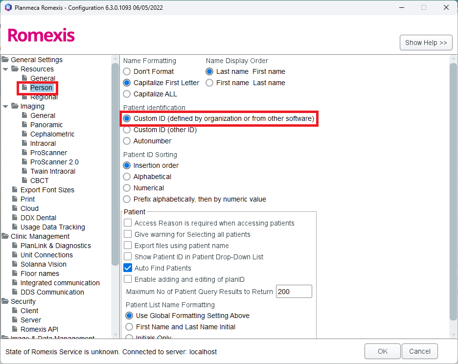 Romexis - Mise en place de la passerelle avec Julie